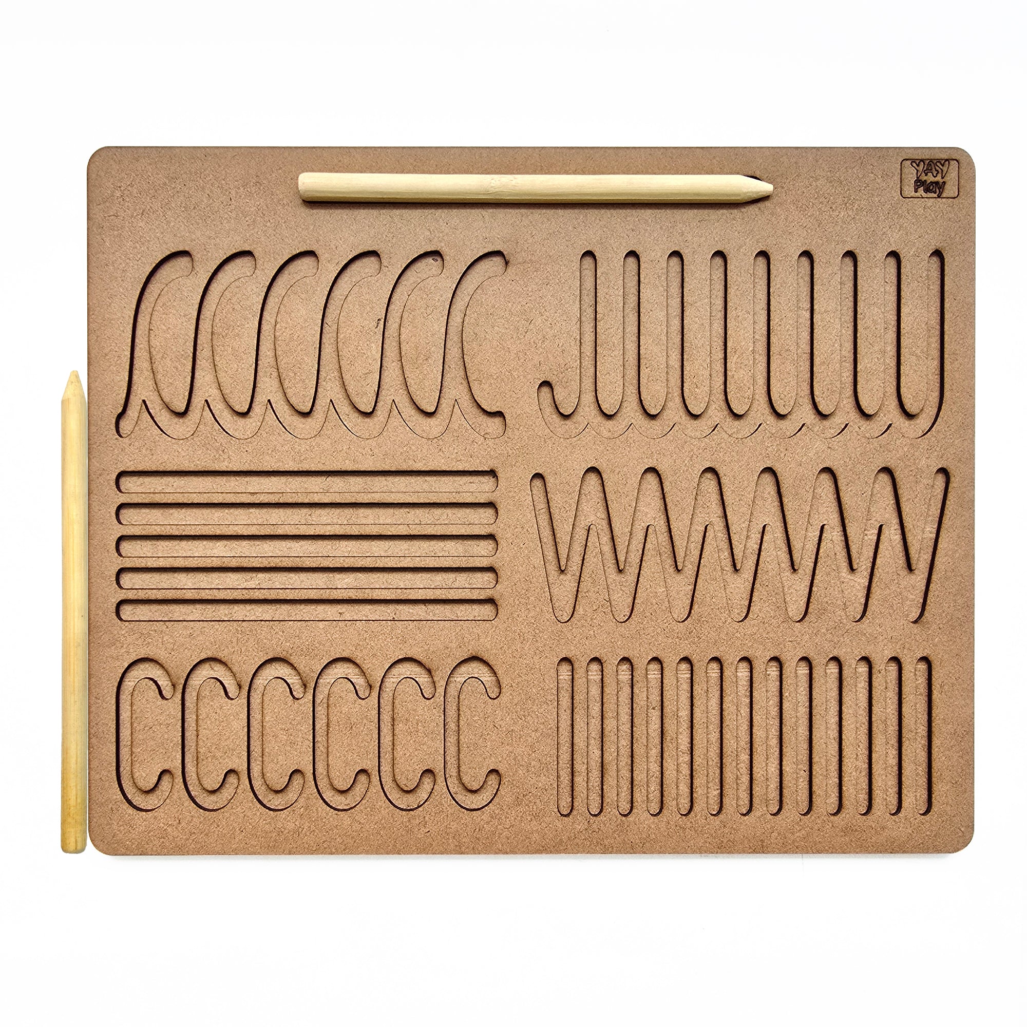 Beginner Prewriting Learning Tracing Board 2+ Years – YaY Play