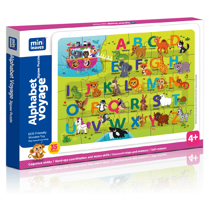 Alphabets Voyage 24 Pieces Puzzle 3+ Years – YaY Play